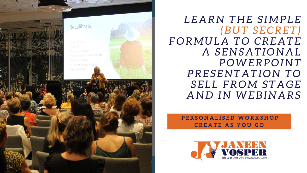 How to Craft High Impact Presentations in Webinars & Live Events